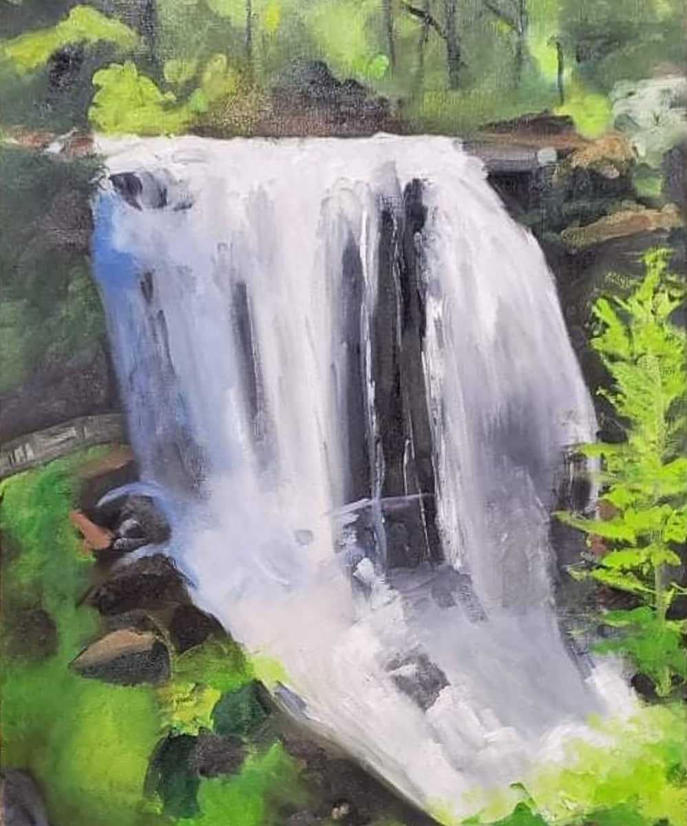 "Dry Falls" by Ann Bodan – The Dizzy Gypsy Art Gallery