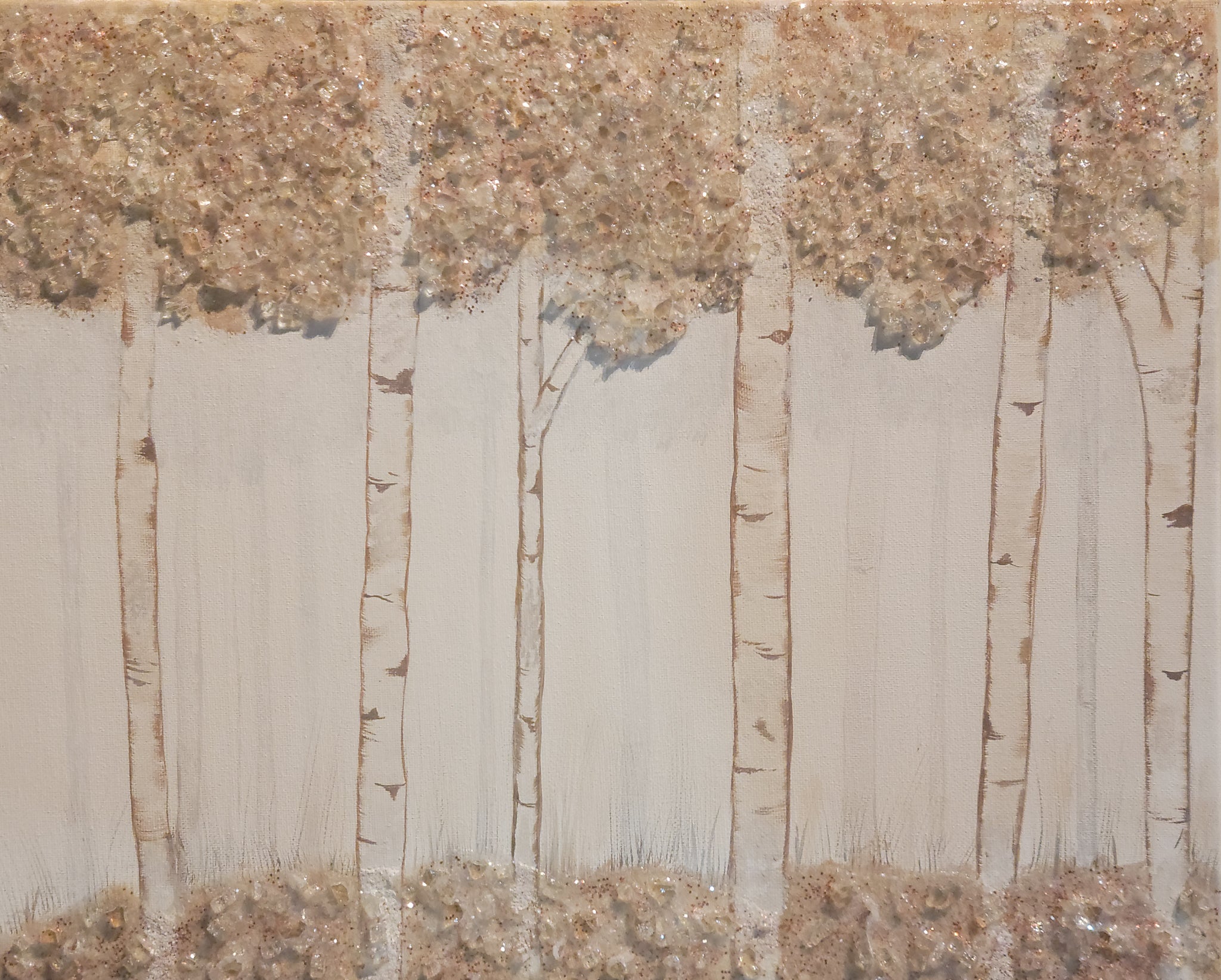 "Birch Tree Forest Beauty" by Lisa Weber – The Dizzy Gypsy Art Gallery